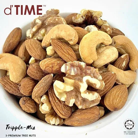 d'TIME Unsalted Premium Mixed Nuts [100g, 200g, 450g]